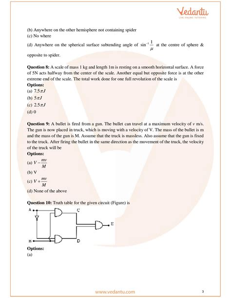 SOLUTION Jee Main Sample Question Paper 3 Studypool