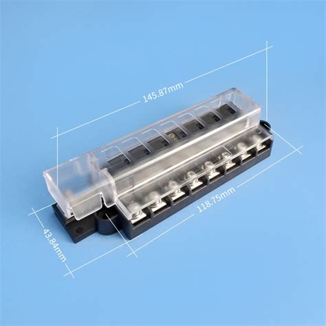 Enerdrive 8 Way Compact Ats Blade Fuse Block Single Positive