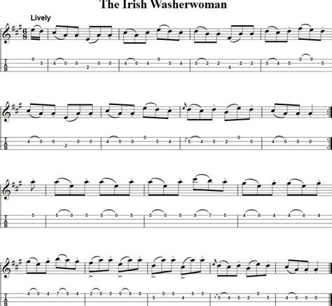 The Irish Washerwoman Sheet Music