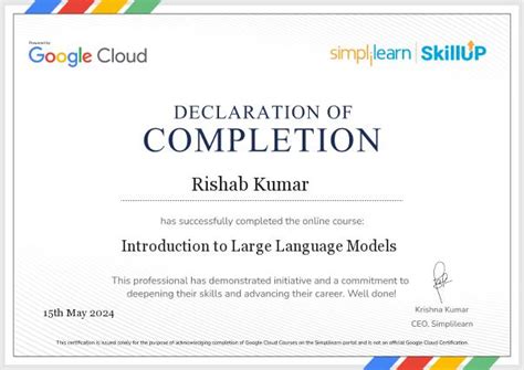 Rishab Kumar On Linkedin Rishab Kumar Has Successfully Completed The