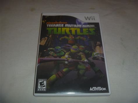 Nickelodeon Teenage Mutant Ninja Turtles Tmnt 2013 Nintendo Wii Game