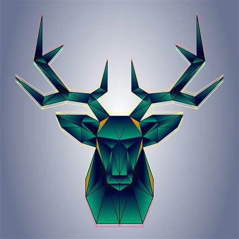 Venado Geométrico Vectores Gratis 130 Descargas Gratis