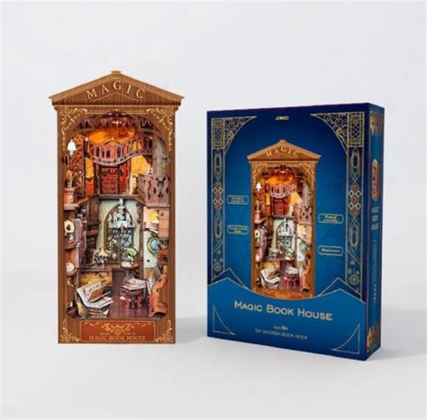 Book Nook Diy Wooden Kit Joincon Magic Book House
