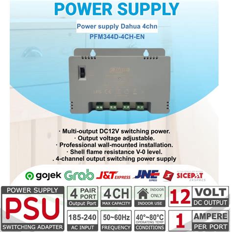 Jual Power Supply Psu Dahua 8 Port Power Supply Psu Dahua 4 Port Shopee Indonesia