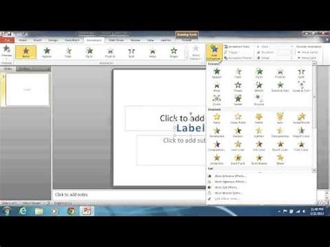 How Make Things Appear Powerpoint Clicking Button