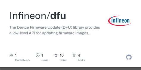 Github Infineondfu The Device Firmware Update Dfu Library