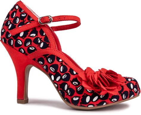 Womens Ruby Shoo Danica Shoes In Red Soletrader