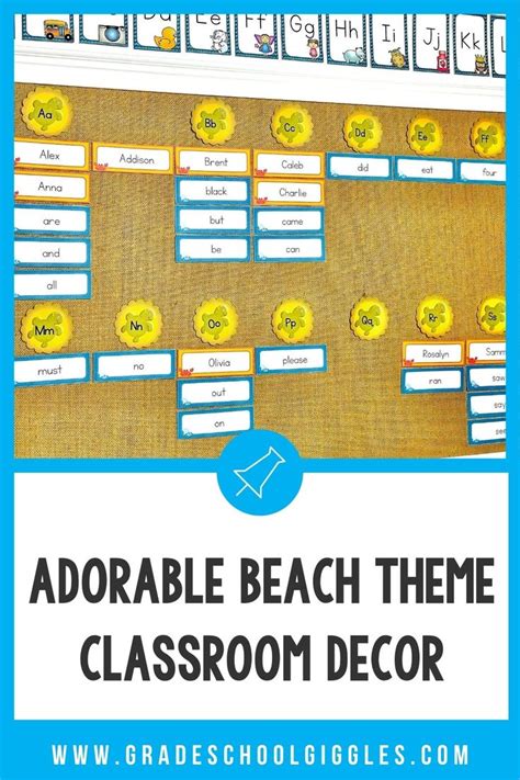 An Adorable Beach Theme Classroom Decor