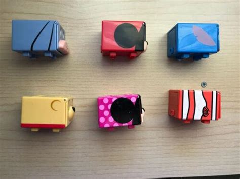 6 Disney Cubees Mickey Minnie Stitch Nemo Pooh Eyore Disney Store