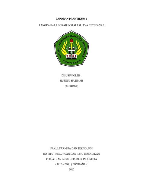 laporan praktikum 1 husnul pdf