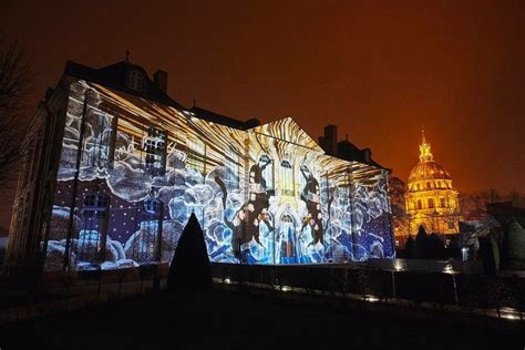Projection Mapping On The Musée Rodin For The Dior Masquerade Ball From
