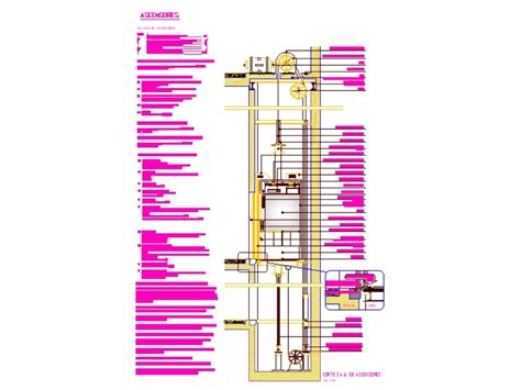 Elevator Details In Autocad Download Cad Free 75 92 Kb Bibliocad
