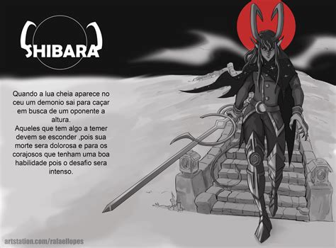 Oc Art Shibara The Moon Demon Rcharacterdrawing
