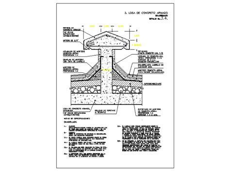 Dalle En Béton Armé Type Brique Dans Autocad Cad 8686 Kb Bibliocad