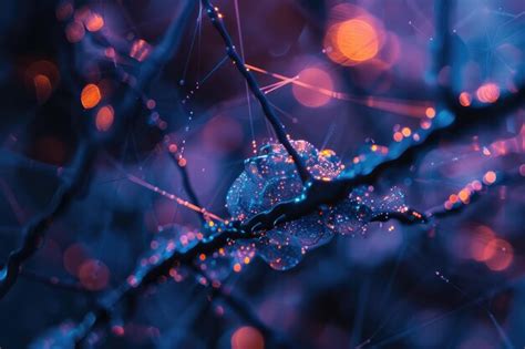 Abstract Neuron Connection Premium Ai Generated Image