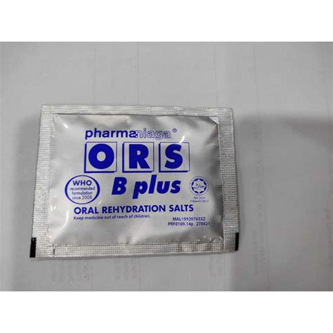 Oral Rehydration Salts B Plus 5 Sachet Garam Rehidrasi Oral B Plus