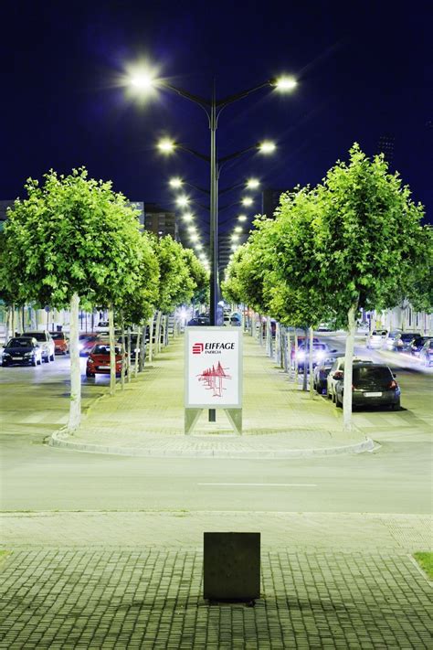 Eiffage Energía carries out a new energy efficiency project in the public lighting of Navas del