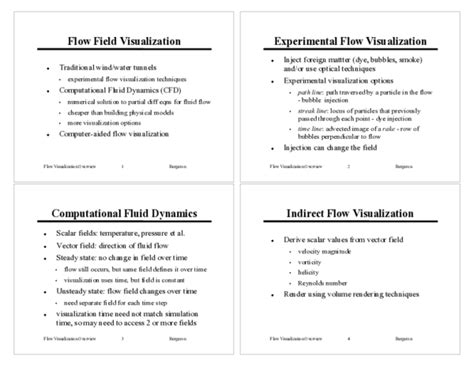 Pdf Flow Visualization Overview Gordon Erlebacher