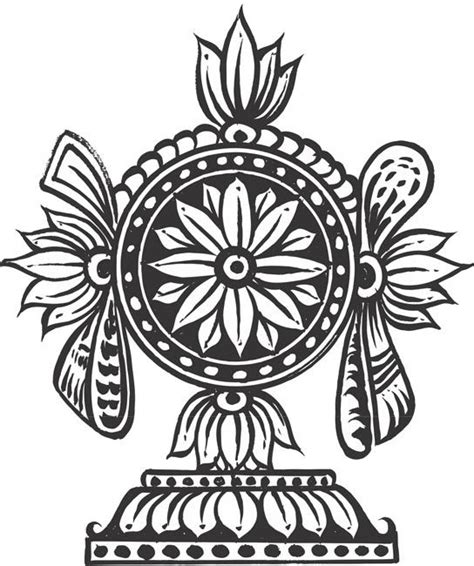 Shanku Chakra Coloring Pages