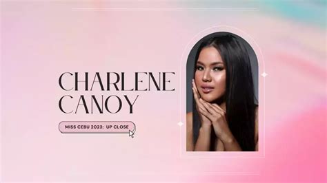Miss Cebu 2023 Up Close Charlene Canoy Philippines