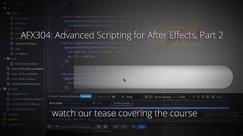 Advanced Scripting For After Effects Part 2 Youtube