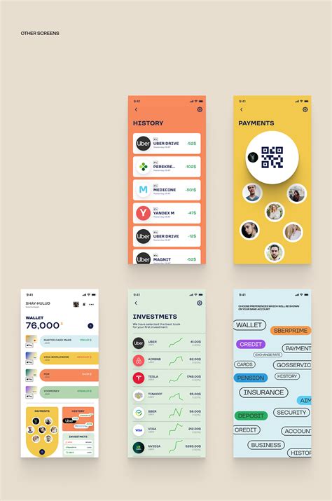 Advanced Mobile Banking Behance