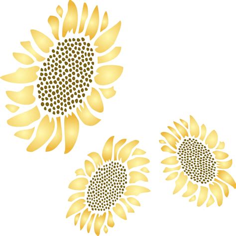 Sunflower Stencils Free Printable Printable Word Searches