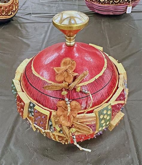 Mosaic Gourd Container — Art League Of Daytona Beach