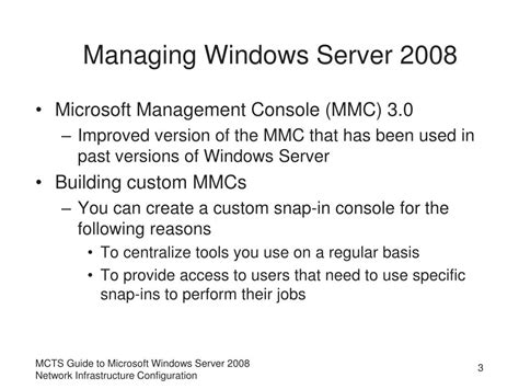 Ppt Mcts Guide To Microsoft Windows Server 2008 Network Infrastructure Configuration