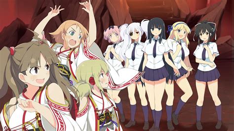 Asuka Ikaruga Hibari Katsuragi Yagyu And 3 More Senran Kagura And
