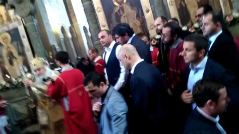 მცხეთა წმინდა სიდონიას ხატის კურთხევა სვეტიცხოველში ილია მეორის