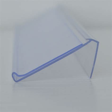 PVC Price Extrusion Price Tag Label Holder Data Strip Shelf For Supermarket China PVC