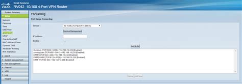 Solved Port Forwarding Between Two Cisco Devices Cisco Community