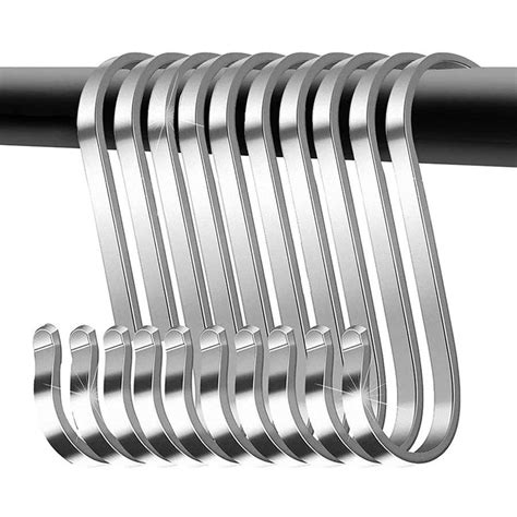 15 Packs Stainless Steel Hook S Type Hook Multifunctional S Hook Big W