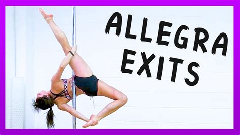 7 Pole Moves From An Allegra Youtube