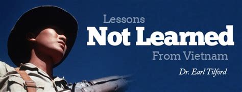 Lessons Not Learned From Vietnam