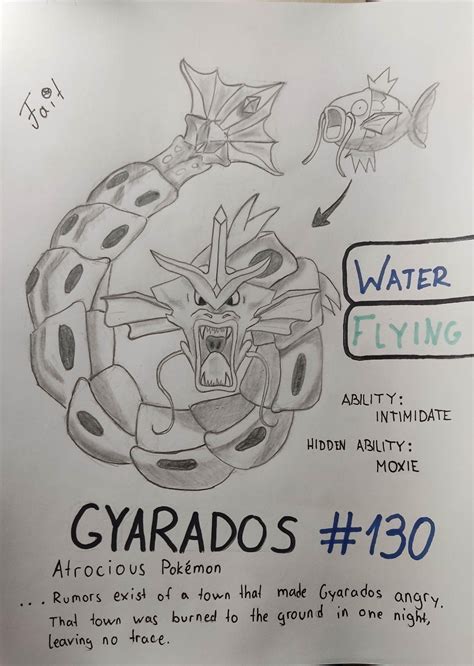 Tryed To Draw A Dex Entry Of My Favorit Pokemon Rpokemon
