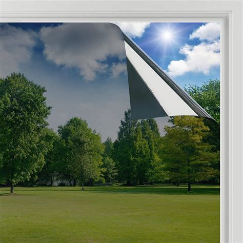 Rabbitgoo One Way Window Film Daytime Privacy Mirror Window Tint For