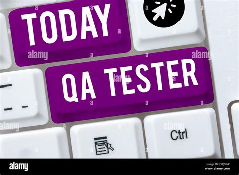inspiration showing sign qa tester business approach quality assurance of an on going project