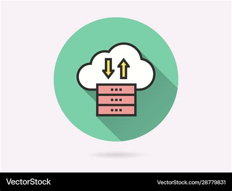 Data Collection Icon For Graphic And Web Design Vector Image