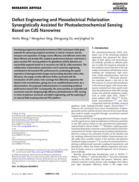 pdf defect engineering and piezoelectrical polarization