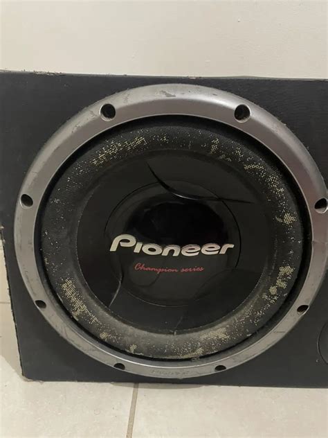 Caixa Trio Subwoofer Pioneer Champion Series Equipamentos E