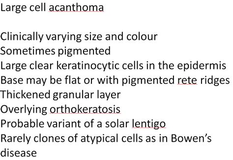 Dermpath Made Simple Neoplastic Other Benign Epidermal Tumours