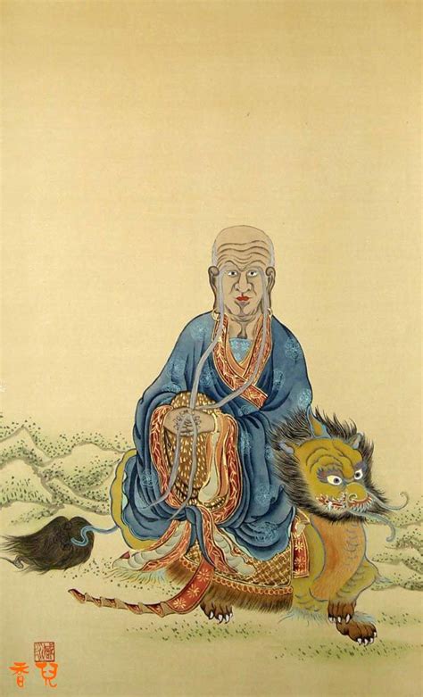 古典精美的十八罗汉主题绘画艺术作品中国风