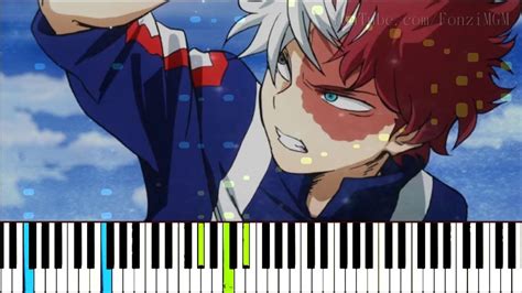 Boku No Hero Academia Season OP ODD FUTURE UVERworld Synthesia Piano Tutorial YouTube
