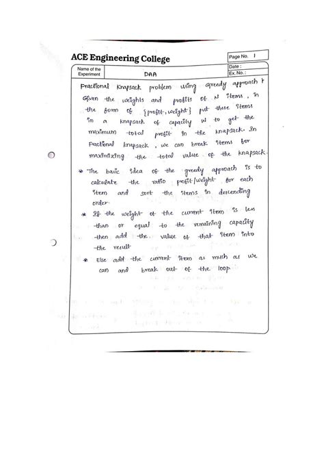 SOLUTION Fractional Knapsack Problem Using Greedy Approach Studypool