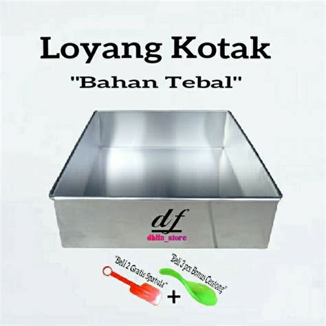 Jual Loyang Kotak Loyang Persegi Loyang Cake Loyang Kue Tart Loyang