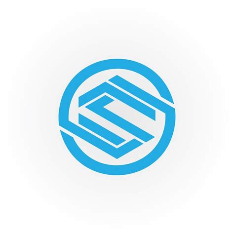 Premium Vector Abstract Initial Letter S Or Ss Logo In Blue Color