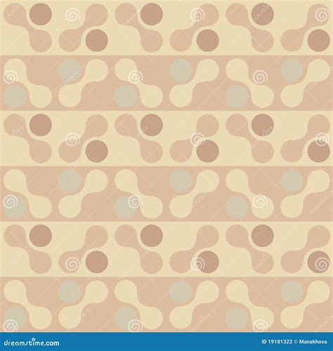 Retro Chocolate Shape Seanless Pattern Eps 8 Stock Vector