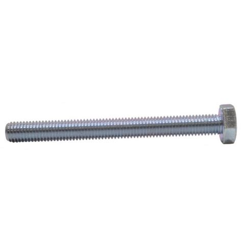 Centurion Hex Head Set Screws M6 X 20mm Zinc Plated Se505l